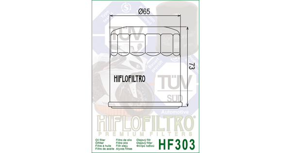 Hiflofiltro HF303 Фильтр масляный